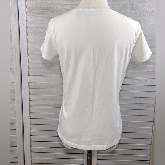 Zara | Tops | Zara Wb Collection Tshirt Whitexl | Poshmark